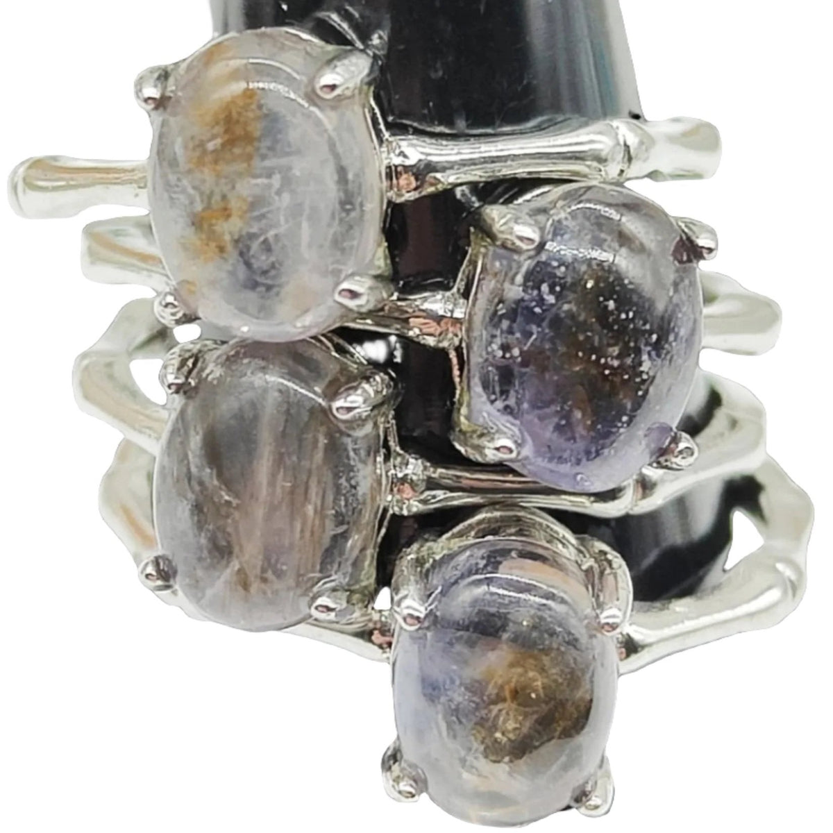 Iolite Adjustable Ring – Crystal Addictions