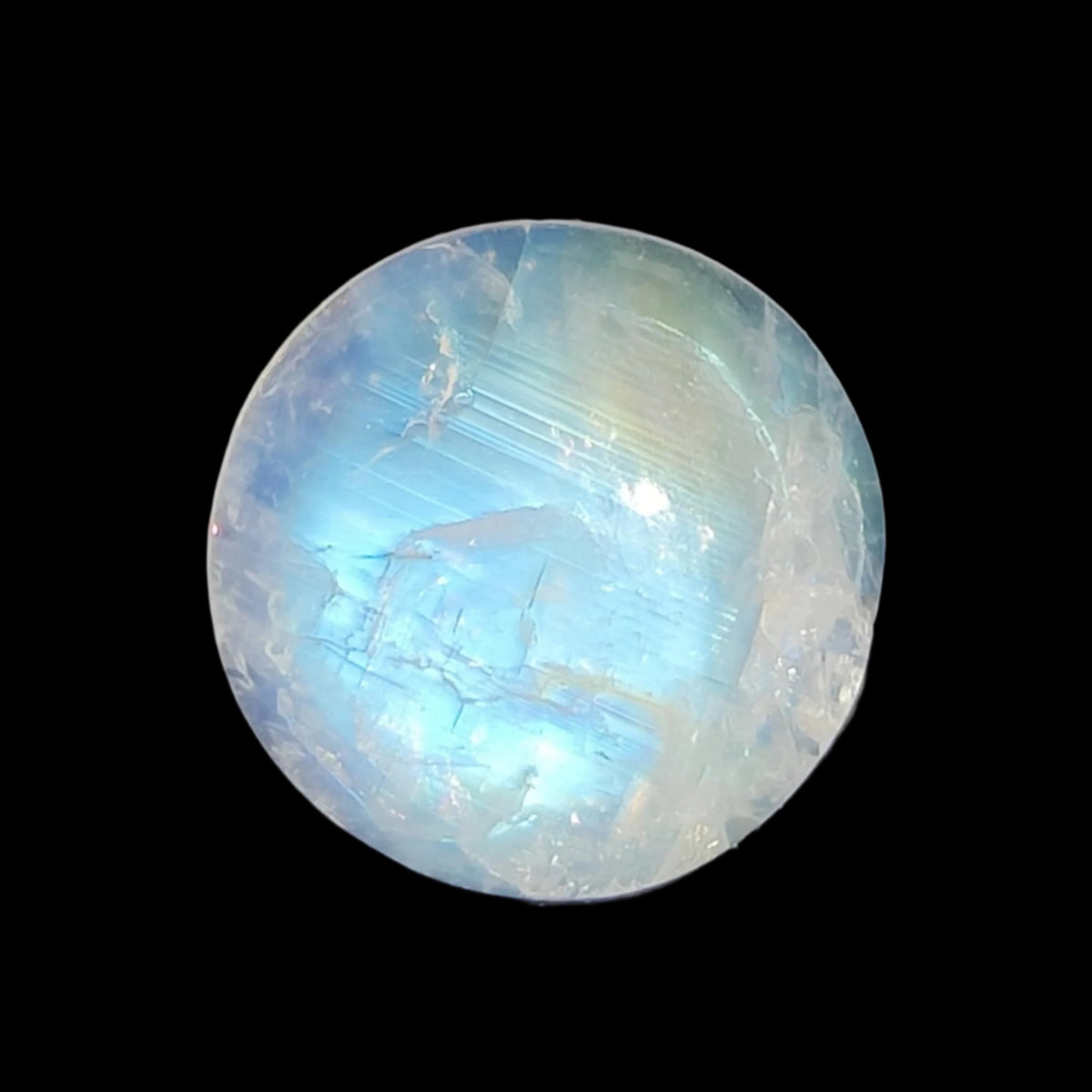 Moonstone Round Gemstone # 93 – Crystal Addictions