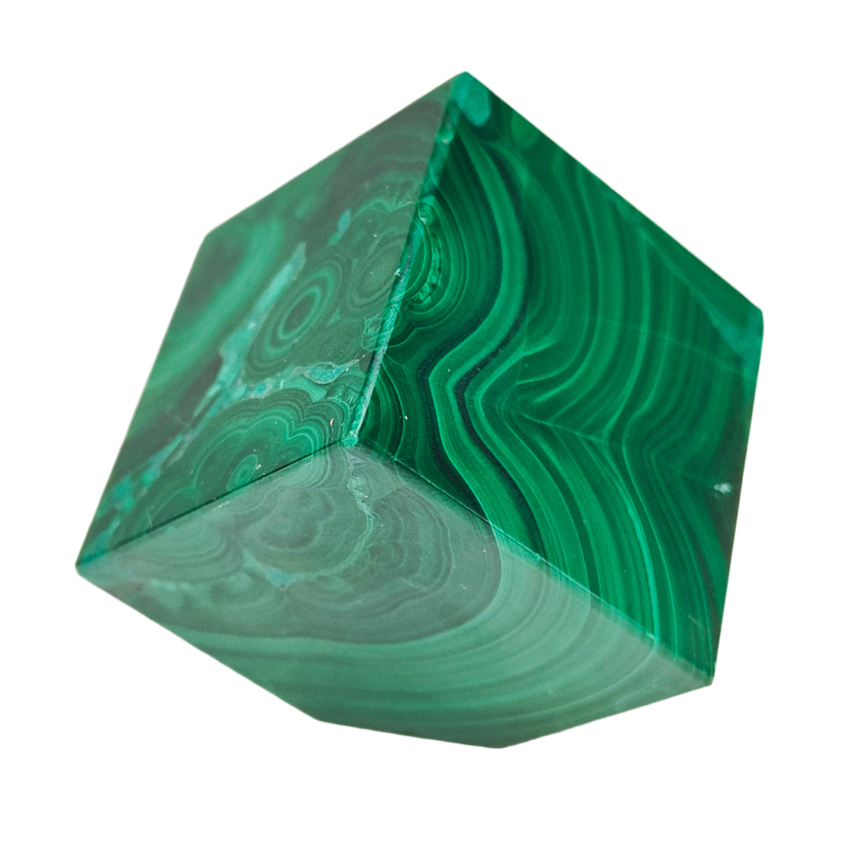 Malachite Cube # 151 – Crystal Addictions
