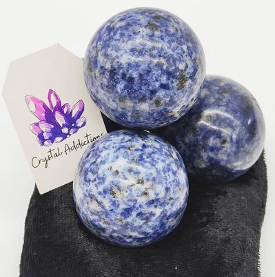 Blue Spot Jasper Spheres – Crystal Addictions