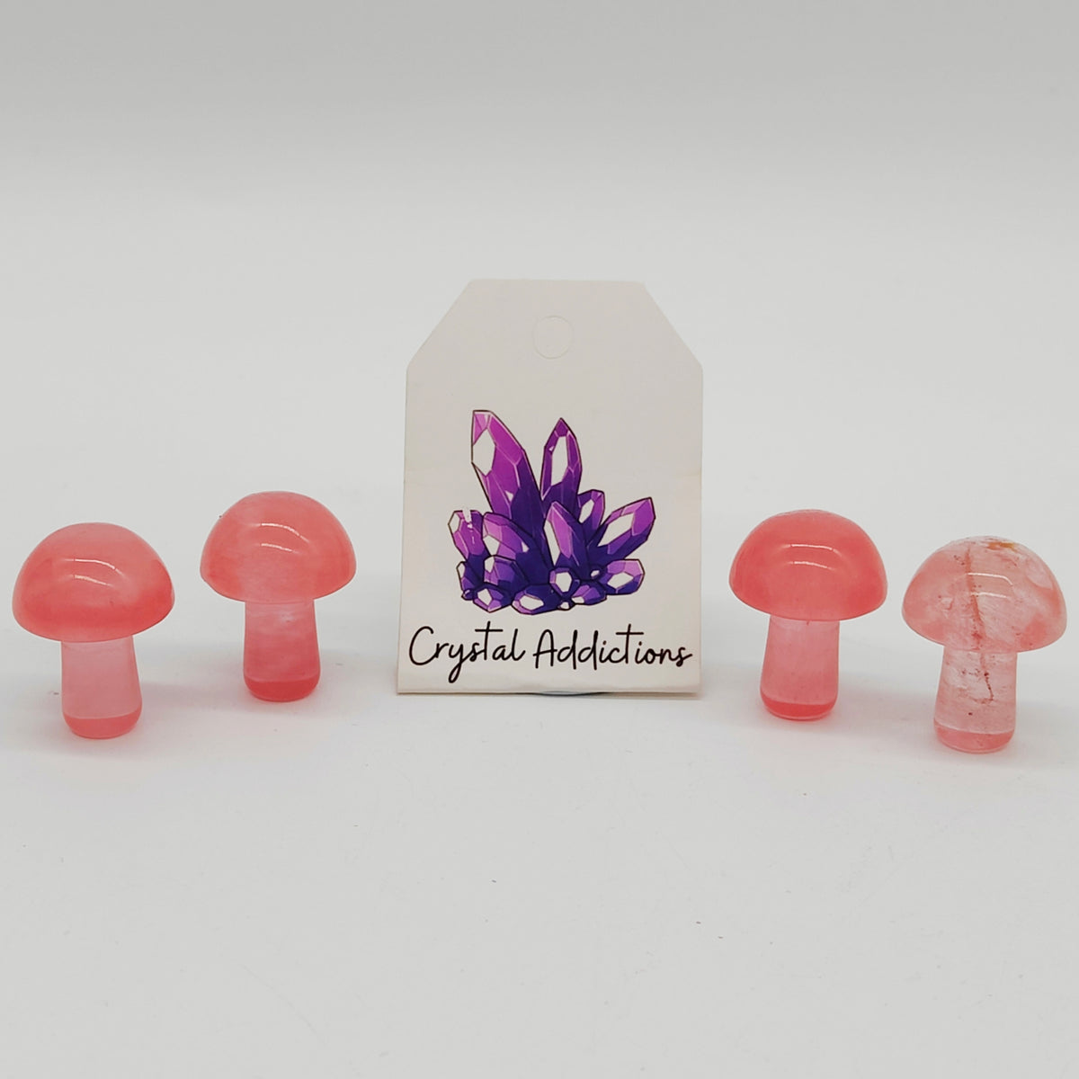 Red Smelt Quartz Mini Mushroom – Crystal Addictions