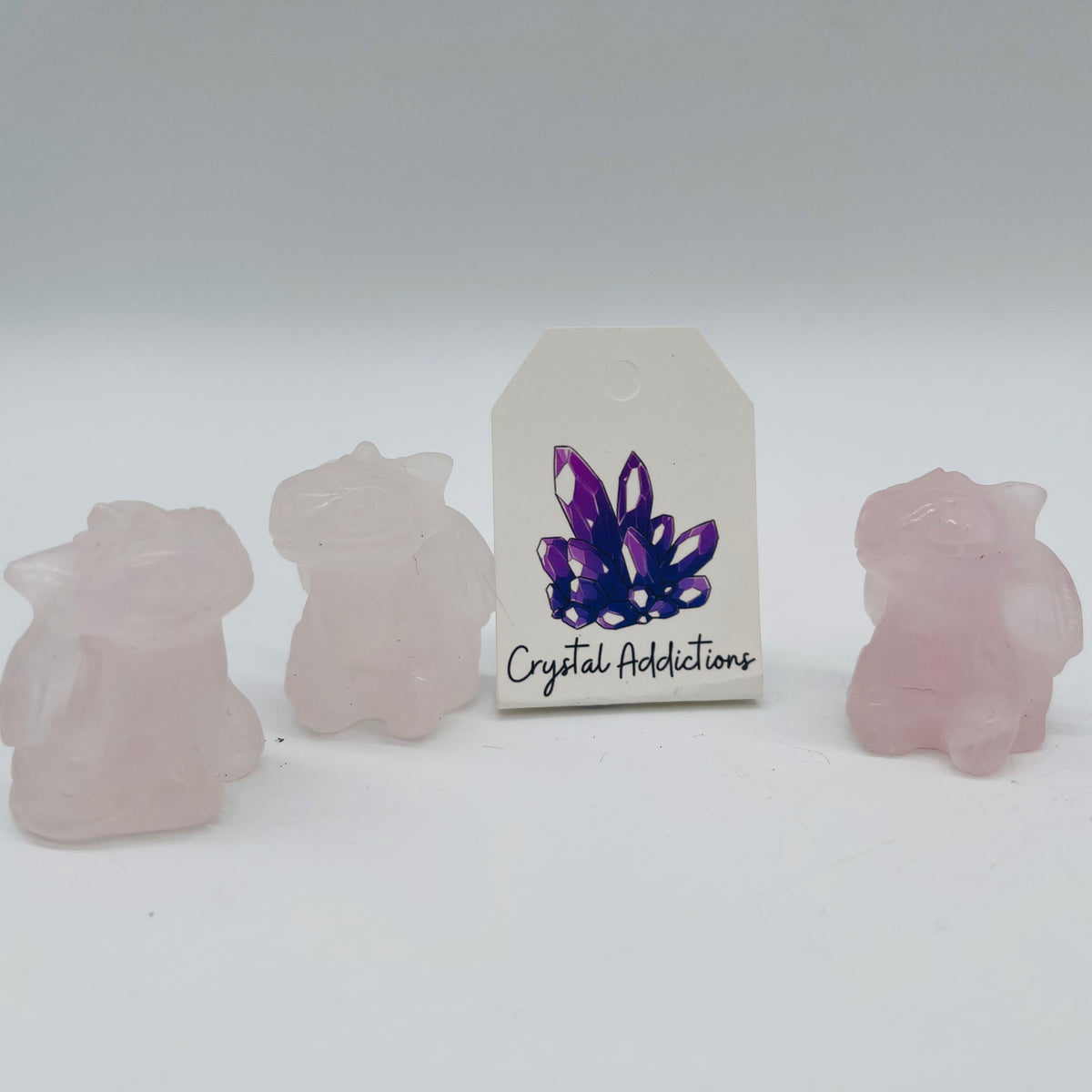 Rose Quartz Mini Toothless – Crystal Addictions